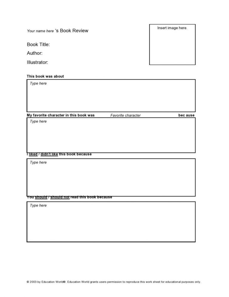 Las 50 mejores plantillas de reseñas de libros (niños, secundaria, etc ...