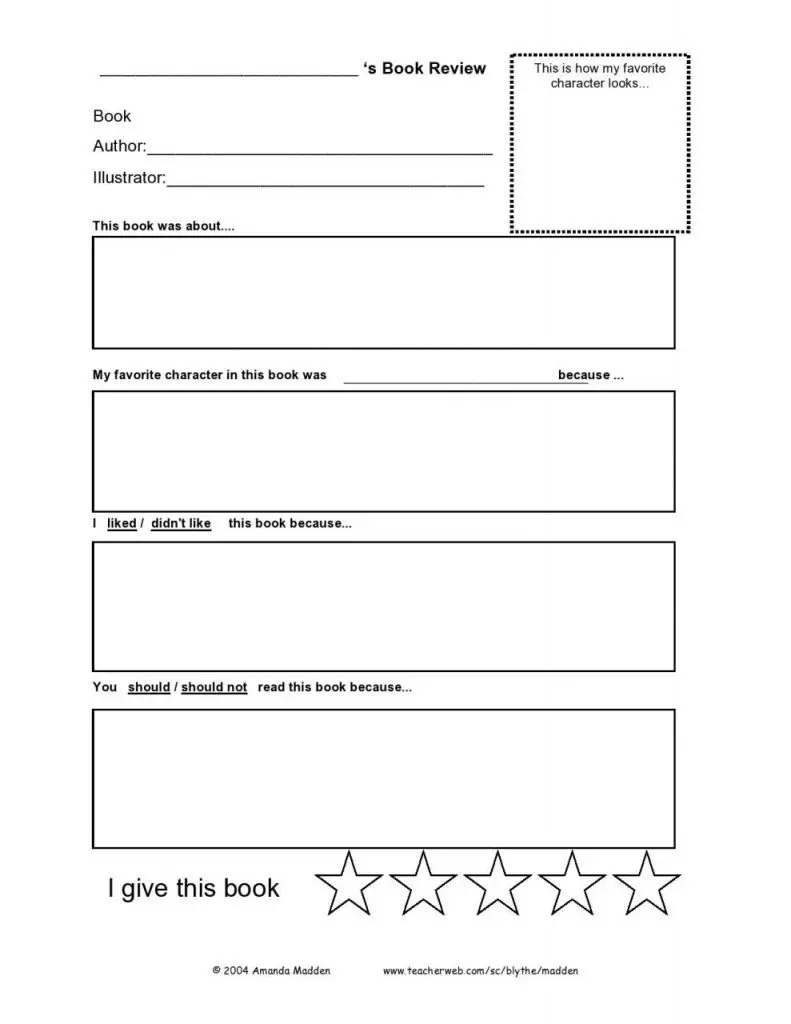 Las 50 mejores plantillas de reseñas de libros (niños, secundaria, etc ...