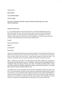 40 grandes cartas informales (ejemplos de formato y plantillas) - Mundo ...