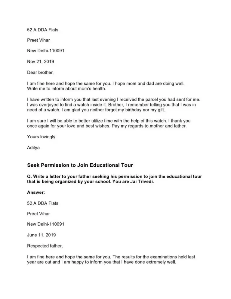 40 grandes cartas informales (ejemplos de formato y plantillas) - Mundo ...