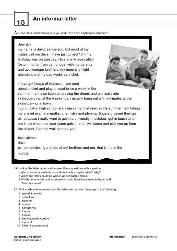 40 grandes cartas informales (ejemplos de formato y plantillas) - Mundo ...