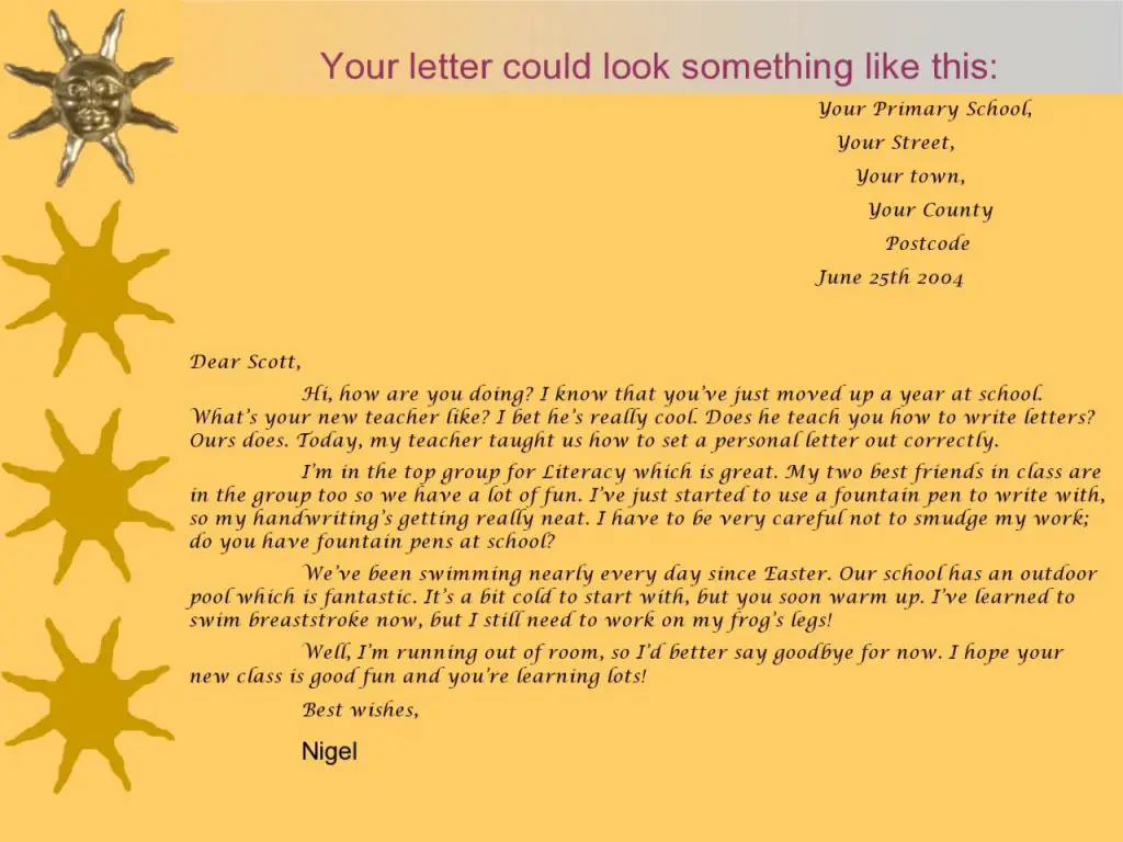 40 grandes cartas informales (ejemplos de formato y plantillas) - Mundo ...