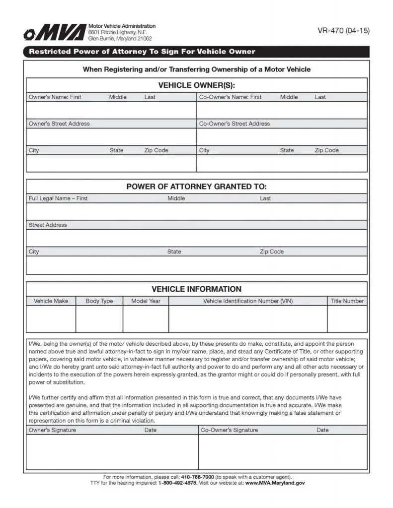 50 formularios y plantillas de poder notarial gratuitos (duradero ...