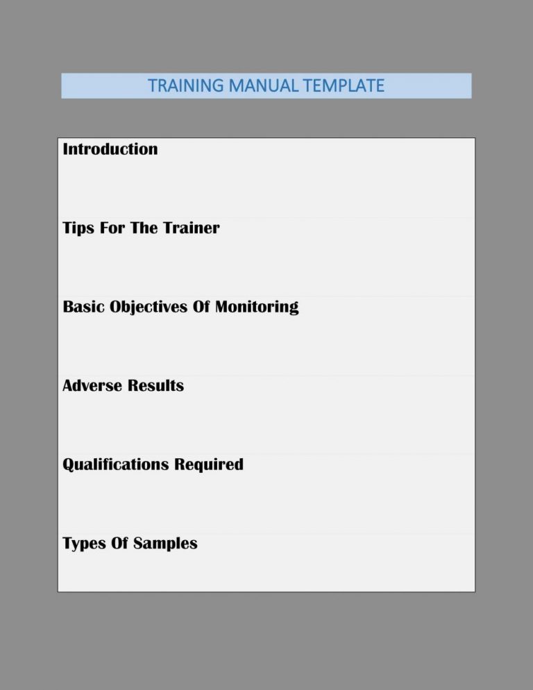 Manual de capacitación: más de 40 plantillas y ejemplos gratuitos en MS Word - Mundo Plantillas