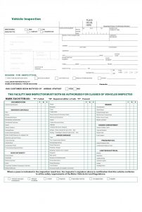 39 mejores formularios de inspección de vehículos (Lyft, Uber, etc ...