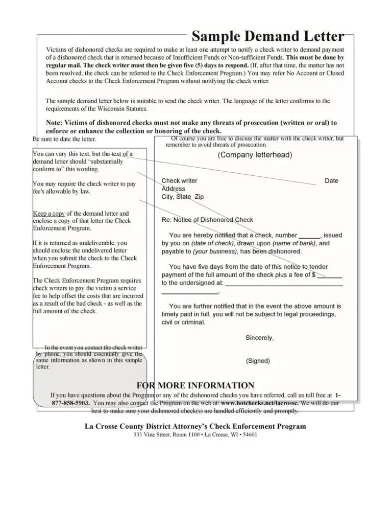 Las 40 mejores plantillas de cartas de demanda (muestras gratuitas ...