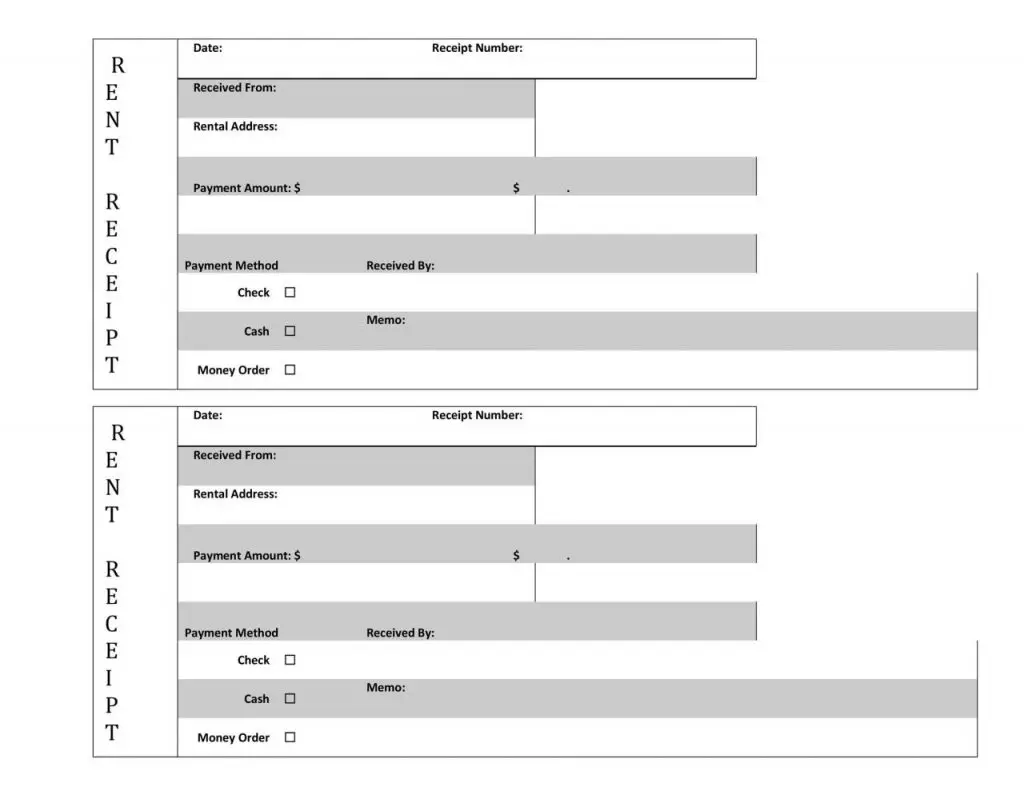Más de 50 plantillas de recibos gratis (efectivo, ventas, donaciones ...