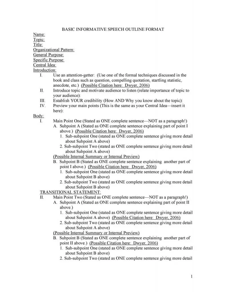 43 plantillas y ejemplos de esquemas de discursos informativos - Mundo ...