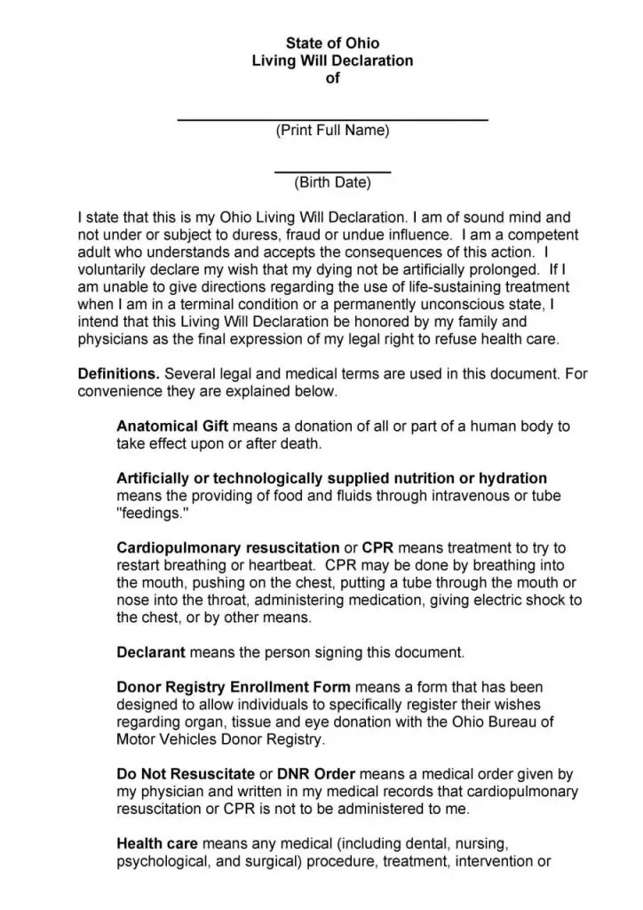 50 plantillas y formularios gratuitos de testamento en vida [TODOS LOS ...