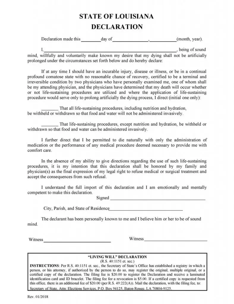 50 plantillas y formularios gratuitos de testamento en vida [TODOS LOS ...