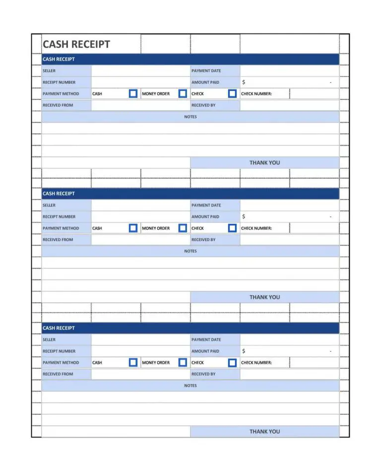 30 plantillas de recibos de compra editables (Word/Excel) - Mundo ...