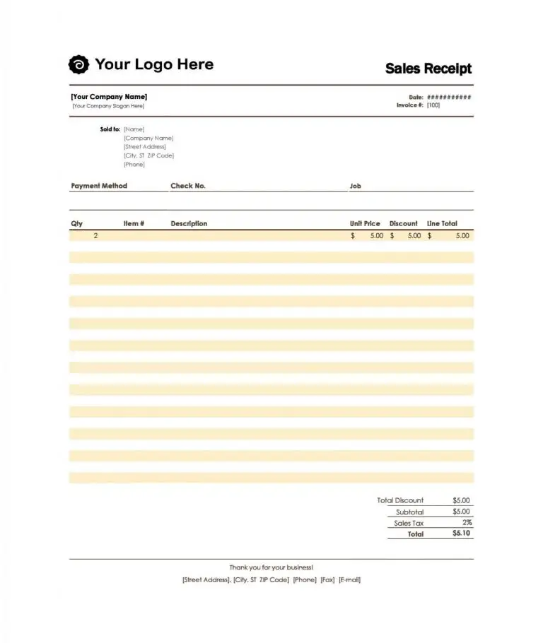 30 plantillas de recibos de compra editables (Word/Excel) - Mundo ...